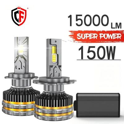 China N15 120W High Power LED Headlight Bulbs 3000LM Brightness IP68 Waterproof H4 H7 Automotive LED Conversion Kit for 24V Cars Trucks for sale