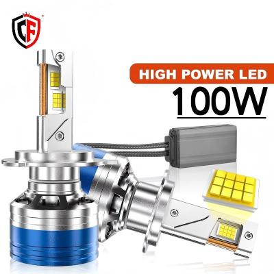 China CF F7 120W High Brightness LED Headlight Bulbs 12000LM IP67 Waterproof H7 Automotive LED Lamp for Cars SUVs Trucks 12V 24V for sale