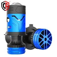 Quality 72 Watts 6000 Lumens Motorcycle LED Headlight With EYE Lens And Direct Beam for sale