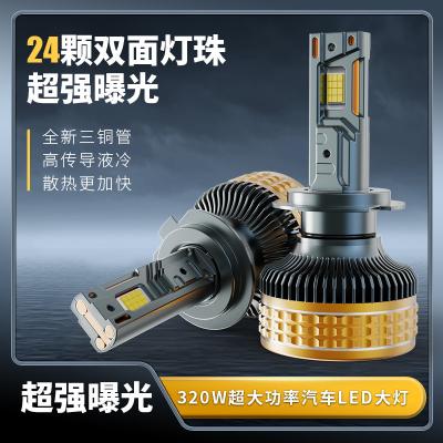China 320W 38000LM IP68 Waterproof LED Headlight Bulbs for Off Road and Automotive Use for sale