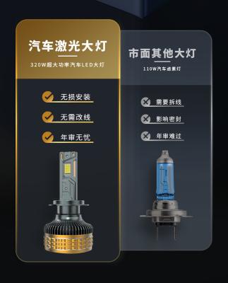 China Triple Copper Pipe Cooling LED Headlight Kit with 4000 Lumens Brightness and IP67 Waterproof for H7 H4 H1 Sockets for sale