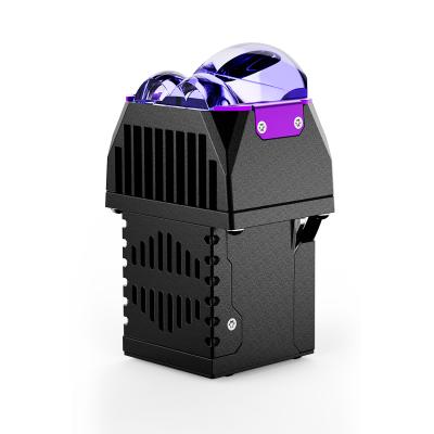 China 70W High Power LED Cube Pod Light with 1.6 Inch Triple Lens and IP68 Waterproof for Offroad Fog Driving for sale