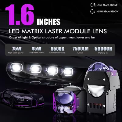 China 70W High Power Triple Lens LED Spot Light IP68 Waterproof Auxiliary Fog Lamp for Offroad Trucks SUVs for sale