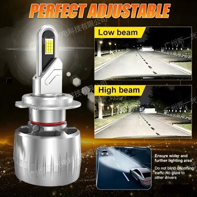 China Super Bright 11000LM LED Headlight Bulb with U Shape Beam Technology and 50000 Hours Lifespan for Cars and Trucks for sale
