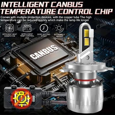 China CF U8 U Shape LED Headlight Bulbs 11000LM High Brightness IP67 Waterproof 50,000 Hours Lifespan for sale
