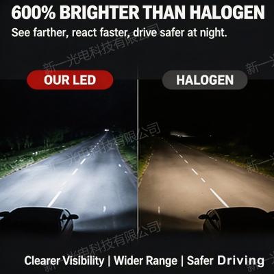 China 11000LM U Shape Beam LED Headlight with 50000 Hours Lifespan for Cars and Trucks for sale