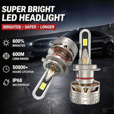 China 11000LM 50000 Hours Lifespan U Shape Beam Design LED Headlight Bulb for Car Automotive LED Headlight for sale