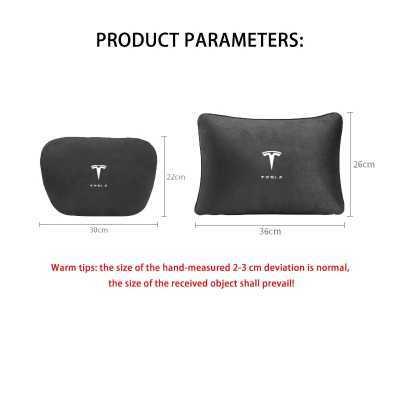 China Luxury Memory Foam Neck Pillow & Lumbar Cushion with Slow Rebound Memory Foam and Ergonomic Contour Design for Tesla Models for sale