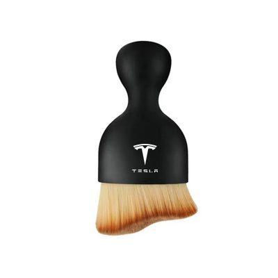 China Tesla Car Interior Detailing Brush with Ultra Soft Microfiber for Model 3 Highland Model Y Juniper and Anti Static Technology for sale