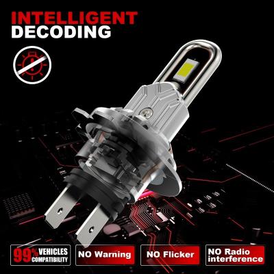 China 1200W High Power Bi LED Headlight with 6500K Super White Beam and 50000 Hours Lifespan for Universal Automotive LED Lighting for sale
