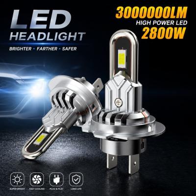 China 6500K Super White LED Headlight Bulbs with Error Free Canbus and 50000 Hours Lifespan for Automotive LED Lighting for sale