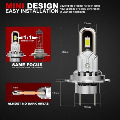 China 6500K Bright White Canbus Compatible LED Headlight Bulb with 50000 Hours Lifespan for Automotive Upgrade for sale