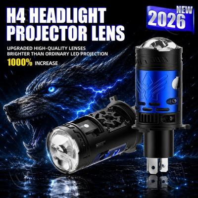 China 8000LM Brightness 6500K Xenon White Light IP67 Waterproof LED Projector Headlight H4 LED Bulb for Cars and Motorcycles for sale