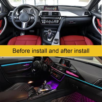 China CF Dynamic RGB Mood LED Upgrade Kit for BMW 3 & 4 Series with Plug-and-Play Installation and Vehicle-Specific Design for sale