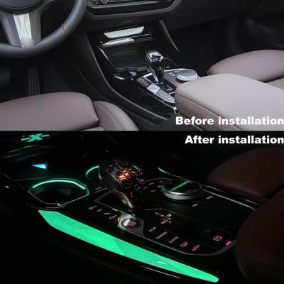 China Multi-Color Ambient LED Light Strips for BMW X3 X4 IX3 with Plug-and-Play Installation and Vehicle-Specific Design for sale