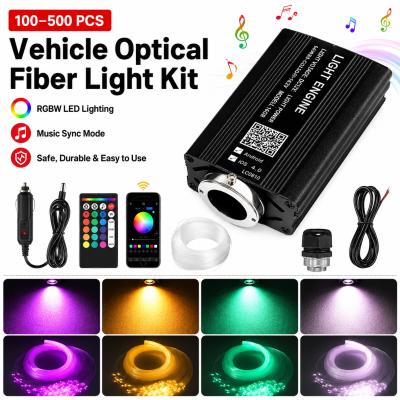 China Universal Fiber Optic Car Roof Star Light System with 6000K Cool White Lighting and 12V-220V Wide Voltage Input for sale