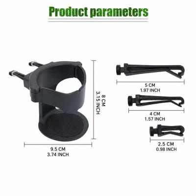 China LED Light Car Cup Holder Ash Bin with Compact Size and Lid Design for Vehicle Waste Management for sale
