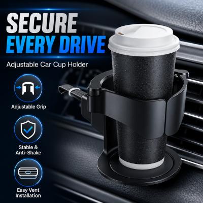 China LED Illuminated Universal Compact Car Ashtray for Vehicle Cup Holder Organizer for sale