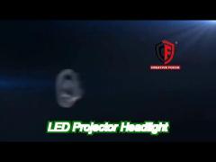 12v voltage h4 hi low led headlight bulb plug and play ip67 rating custom color