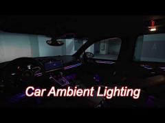 porsche cayenne 2010-2017 car ambient lighting kit with laser etched plug and play