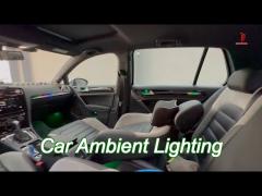 volkswagen golf vehicle specific ambient led interior light seven piece upgrade kit