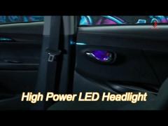 toyota 2014–2022 vios yaris l vehicle specific ambient led interior light seven piece upgrade kit