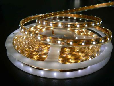 China 24W 90lm SMD3528 Yellow Milky Polycarbonate LED Flexible Strip Lights Without Mercury for sale