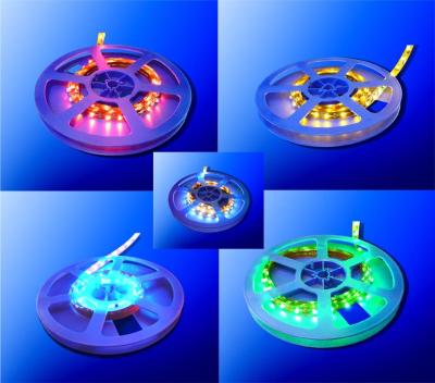 China 48W 3000lm IP68 SMD3528 120LEDs DC12 DC24V Blue Red Yellow LED Flexible Strip Lights for sale