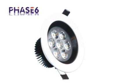 China Embedded 7W 700lm High Power LED Recessed Ceiling Lights , Pure White LED Lights for sale