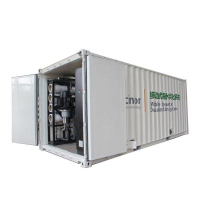 Cina Hotels/resorts/commercial seawater treatment water vessels industrial reverse osmosis system mobile desalination equipment in vendita