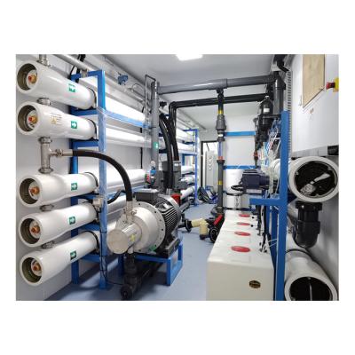 Cina Hotels/resorts/commercial vessels water treatment seawater desalination machine mobile reverse osmosis system in vendita