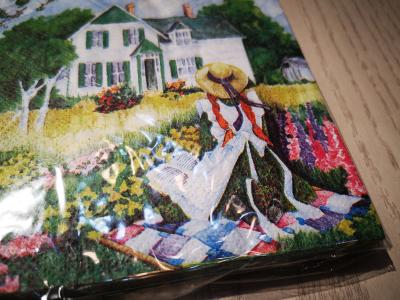 Cina Idilliaco retro 30×30cm eliminabile stampato colore del tovagliolo di carta in vendita
