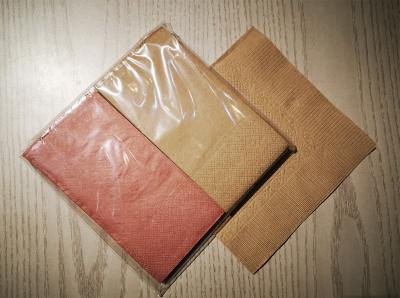 Cina Tovagliolo di carta 17gsm di colore amichevole eliminabile della pelle delicatamente di colore due in vendita