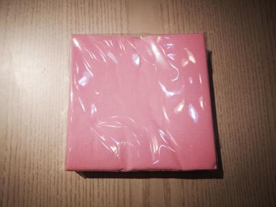 Cina Tovagliolo di carta a base d'acqua di colore dell'inchiostro 19gsm con bella stampa 40×40cm in vendita