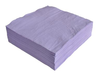 Cina 1/4 di pranzo volta del tovagliolo di carta di colore della lavanda 2Ply usa Ouchame in vendita