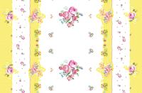 China 100% Pulp 1/8 Folded Easter Party Paper Tablecloths Rectangle Shape for sale