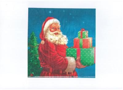 Cina 3ply premio 40cm ha stampato il tovagliolo di carta per il pranzo di Natale in vendita