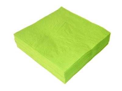 Cina tovagliolo di Libro Verde della calce 17gsm, tovaglioli di carta del pranzo dell'OEM 2ply in vendita