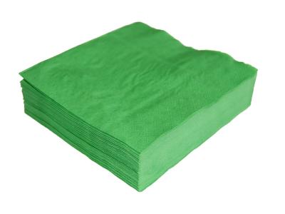 Cina Grandi 40*40cm di conversione 30 tovaglioli di cena decorativi di conteggio Emerald Green Color in vendita
