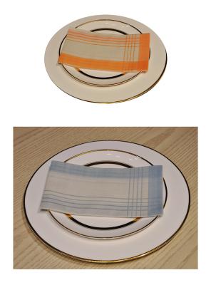 Cina plaid di lusso del tovagliolo di carta di Airlaid dell'ospite 50-70gsm per la festa di Natale in vendita