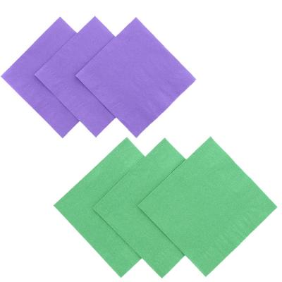 Cina 1/4 di pranzo volta del tovagliolo di carta di colore della lavanda 2Ply usa Ouchame in vendita