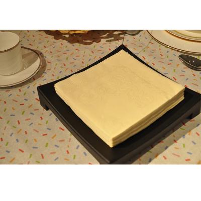 Cina panno di 140gsm 33x33cm come la decorazione delle stoviglie del tovagliolo di carta di colore in vendita