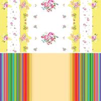 China 100% Pulp 1/8 Folded Easter Party Paper Tablecloths Rectangle Shape for sale