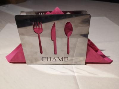 China Fuscia 17gsm 2ply Color Paper Napkin For Wedding Party for sale