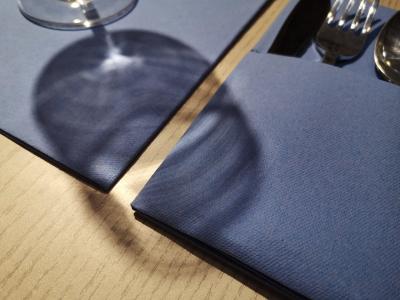 Cina Blu di bambino eliminabile domestico variopinto dei tovaglioli di cena grande in vendita
