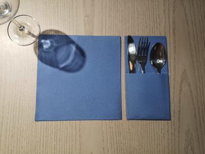 Cina Blu di bambino eliminabile domestico variopinto dei tovaglioli di cena grande in vendita