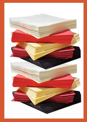 Cina Multi tovagliolo di carta di colore di festa delicatamente eliminabile per Four Seasons in vendita