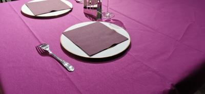 China Polpa de madeira luxuosa do Virgin da toalha de mesa de 2ply 47gsm-51gsm Airlaid à venda