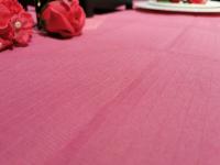 China 274cm Rectangular Disposable Paper Tablecloth for Banquet Hotel Party One Time Use for sale