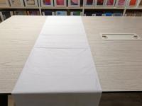 China 274cm Rectangular Disposable Paper Tablecloth for Banquet Hotel Party One Time Use for sale